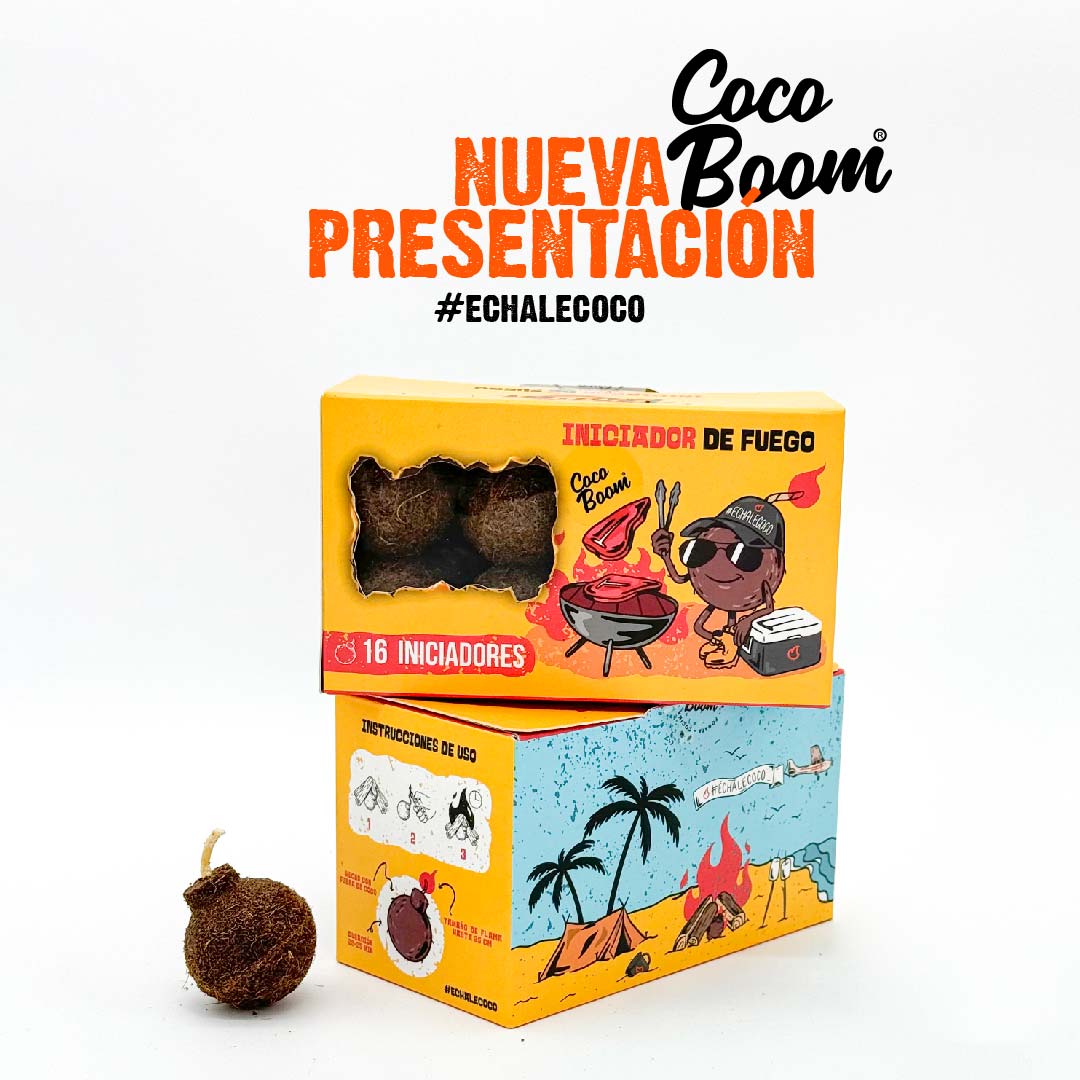 Iniciador de Fuego Cocoboom - Prender el carbón o leña nunca fué tan f – Coco Boom